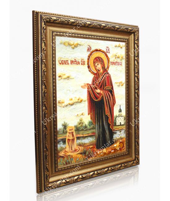 Gerontissa | Buy the icon of the Virgin "Gerontissa" from amber in ...